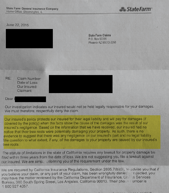 Tree Roots Liability, Damages and Insurance – Turner Law Firm