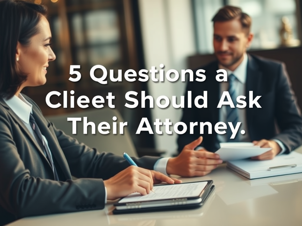 Five Questions to Ask Your Attorney – Turner Law Firm